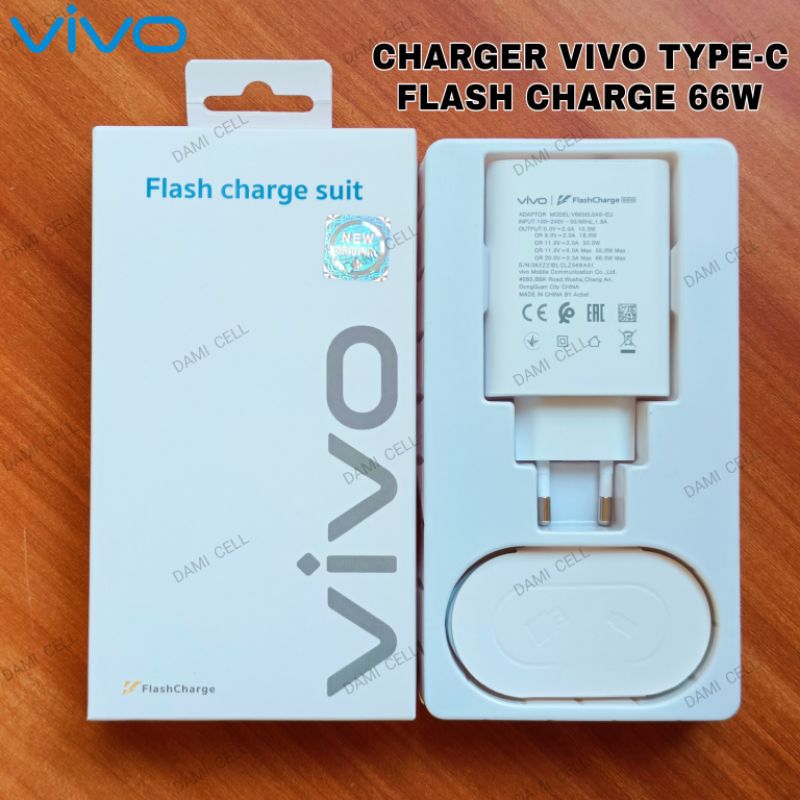 เครื่องชาร์จ Vivo USB Type C Flash Charge 66W ของแท้ 100% | Shopee Thailand