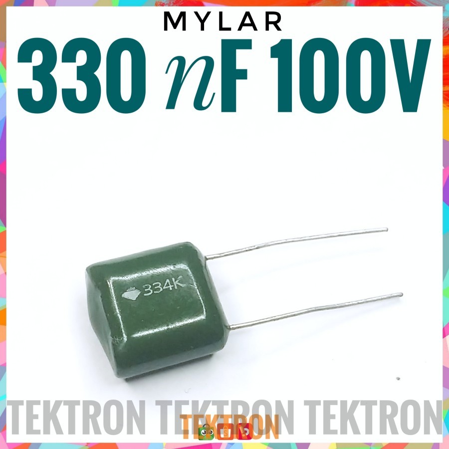 Mylar ตัวเก็บประจุโพลีเอสเตอร์ MKM 334 100V 330nF 0.33uF 334K | Shopee Thailand