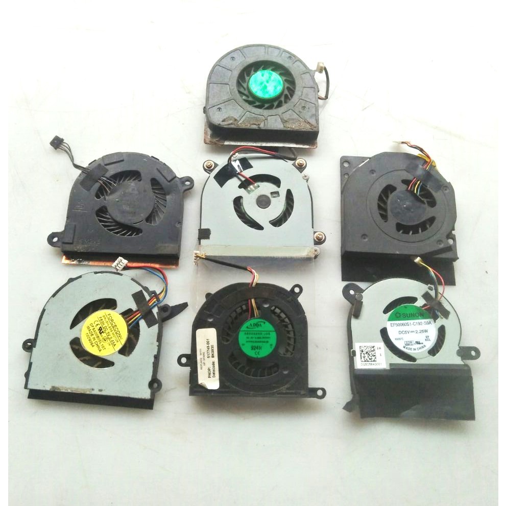 พัดลมระบายความร้อน dc Ex Laptop 5vdc Dimensions 4.5-5.5 ซม. หนา 5-8 มม. ...