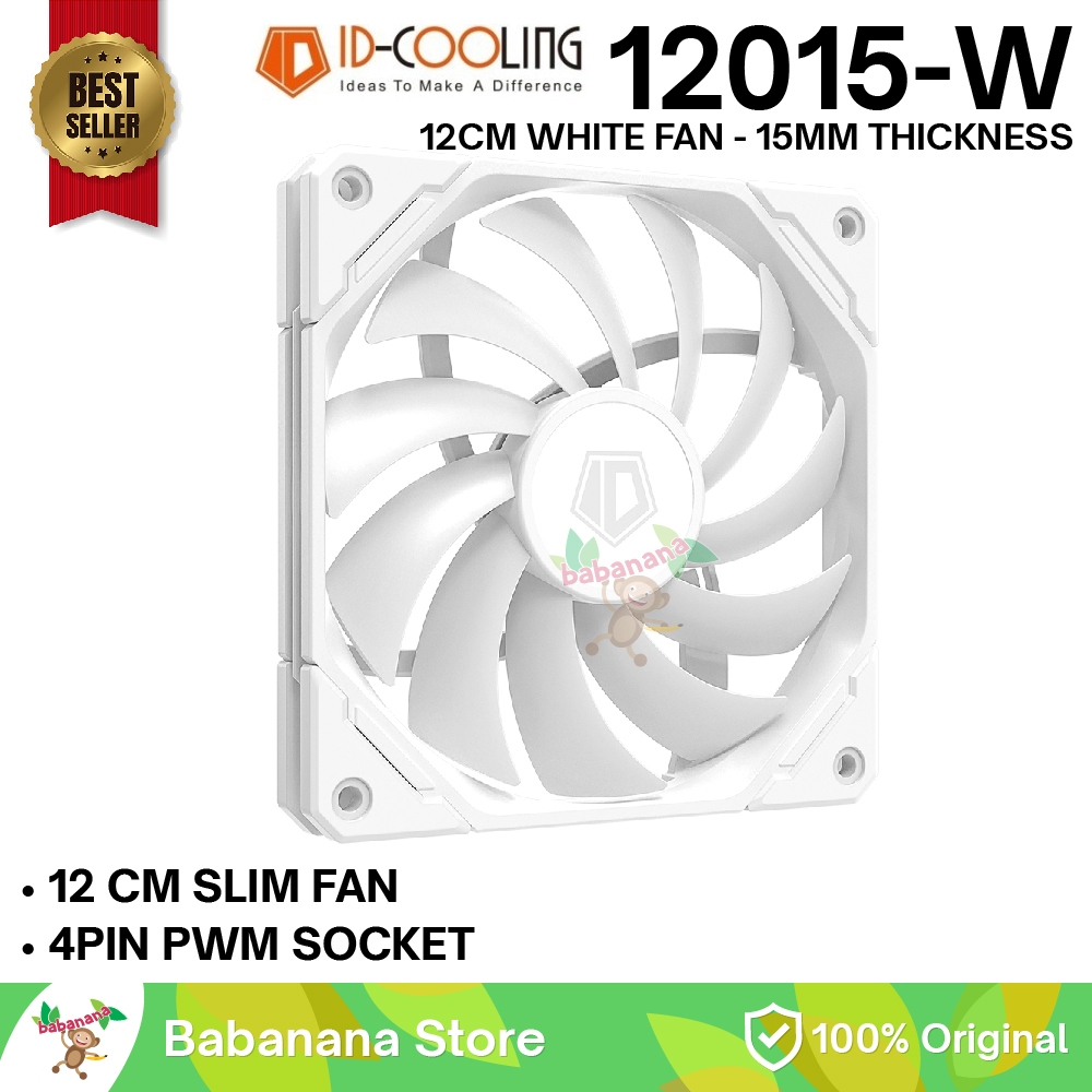 พัดลมระบายความร้อน ID 120 มม. NO-12015-XT WHITE PWM 4 PIN | Shopee Thailand