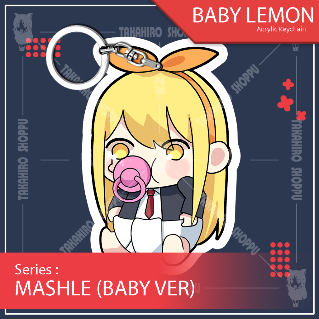 Gantungan Mashle (Baby Ver) พวงกุญแจ / พวงกุญแจ LEMON IRVINE | Shopee ...