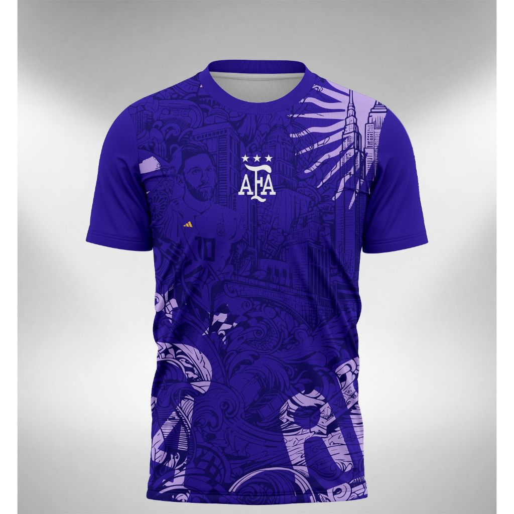 เสื้อกีฬาแขนสั้น ลายทีม Argen Tina Fantasy Away 2024 | Shopee Thailand