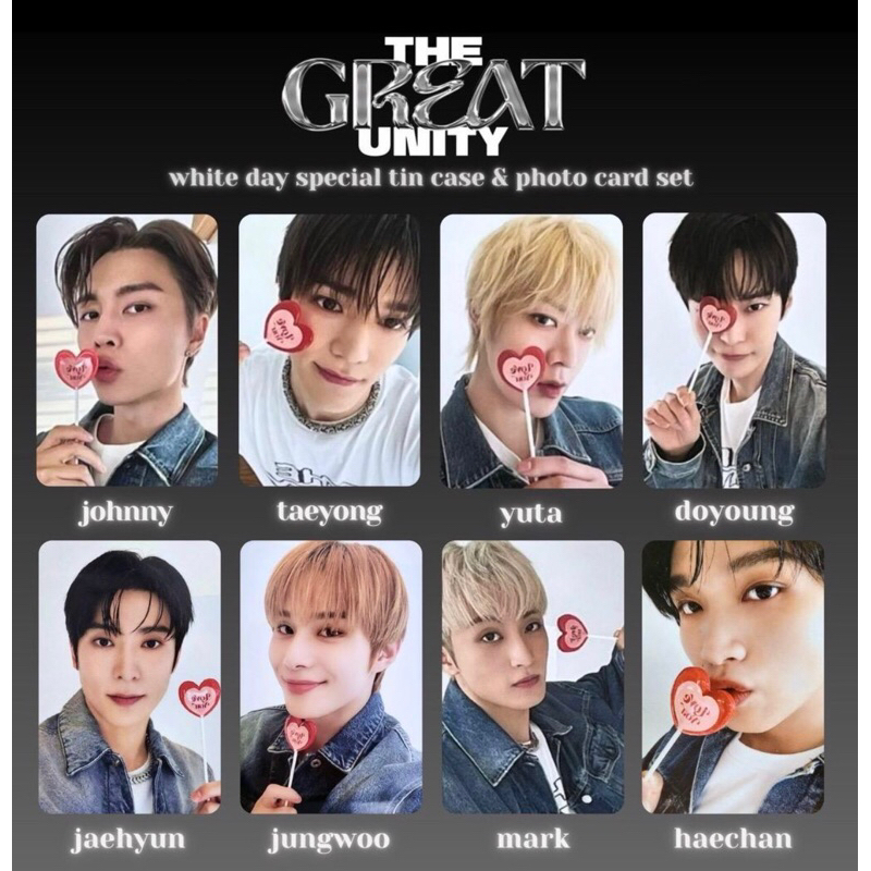Nct 127 TINCASE THE GREAT UNITY SPECIAL WHITE DAY PHOTOCARD OFFICIAL ...