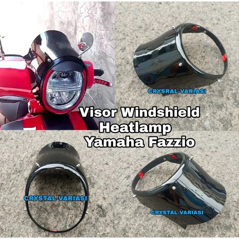 Yamaha Fazzio 125 Windshield Visor Fazzio Variation Headlamp Cover ...