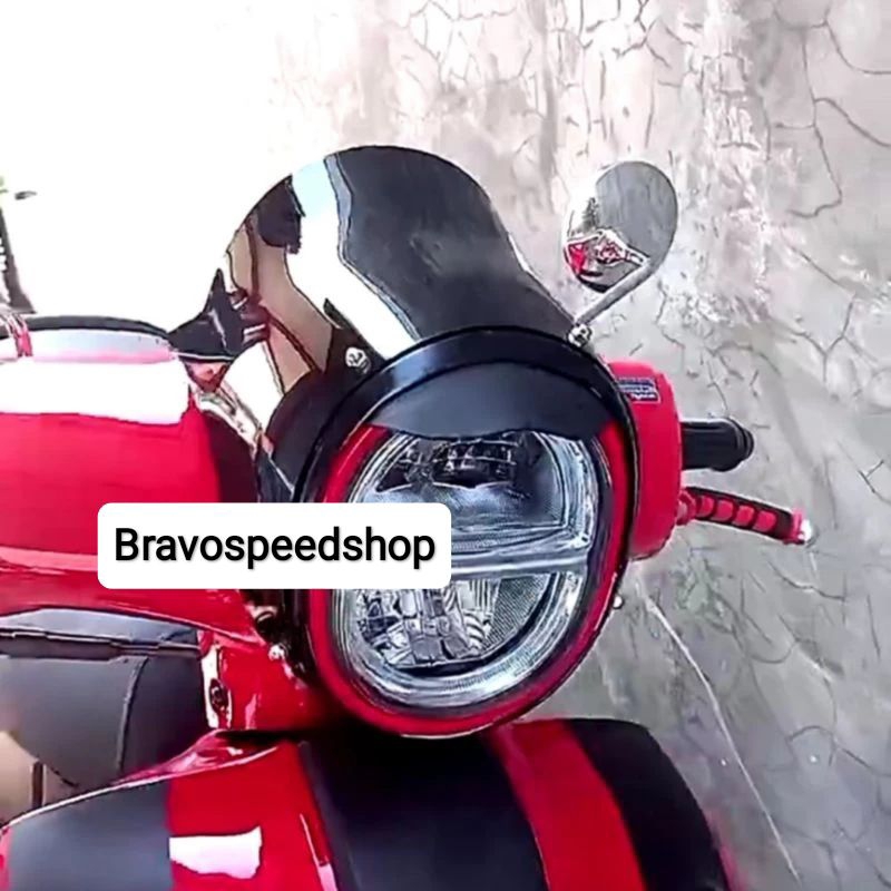 Yamaha Fazzio 125 Windshield Visor Acrylic Pnp Fazzio Headlamp Cover ...