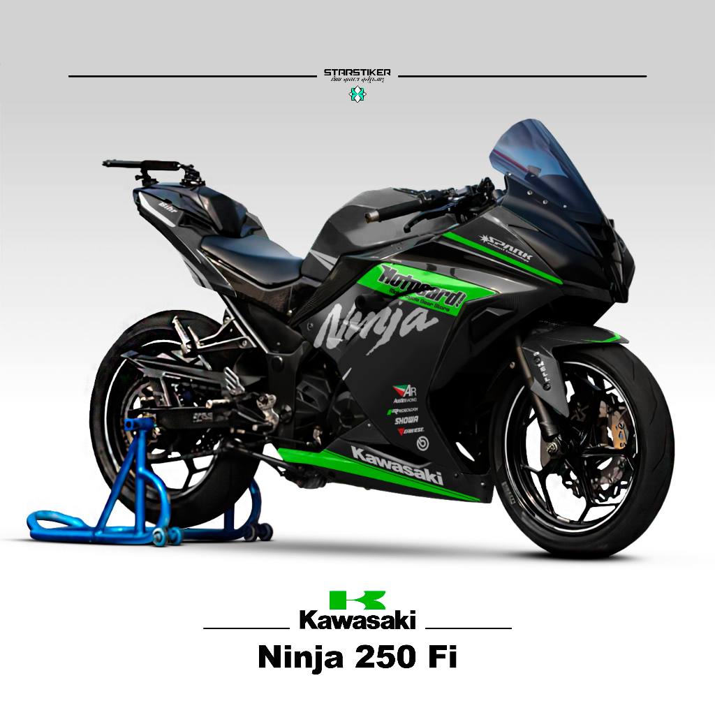 Striping Semifull Ninja 250 Fi Motif 49/ Sticker / Stock Decal ...
