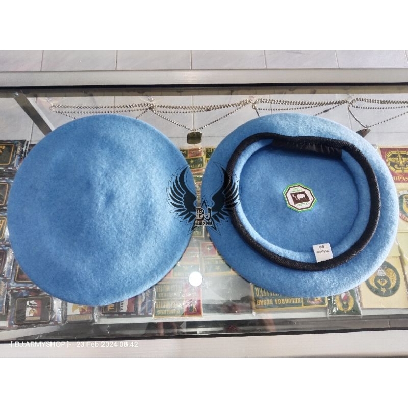 Un Pbb Unifil Paspampres Provos beret / หมวกเบเร่ต์อูฐสีฟ้าอ่อน ...