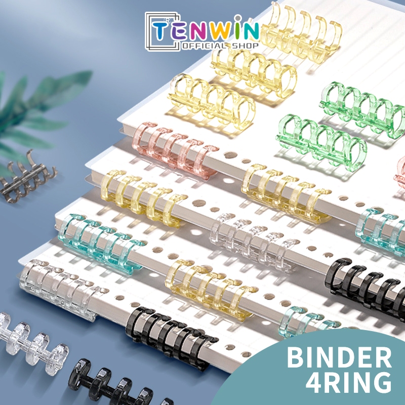 Diy Binding Ring Binder (4 ห่วง) สี - 15 mm-Tenwin | Shopee Thailand