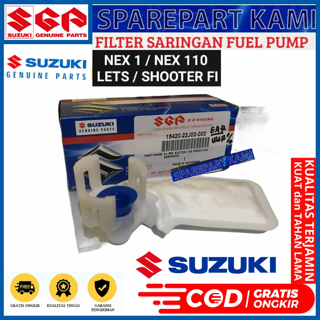 กรอง GACOLINE FILTER FUEL PUMPES NEX 1 / NEX 110 / LETS / SHOOTER FI ...