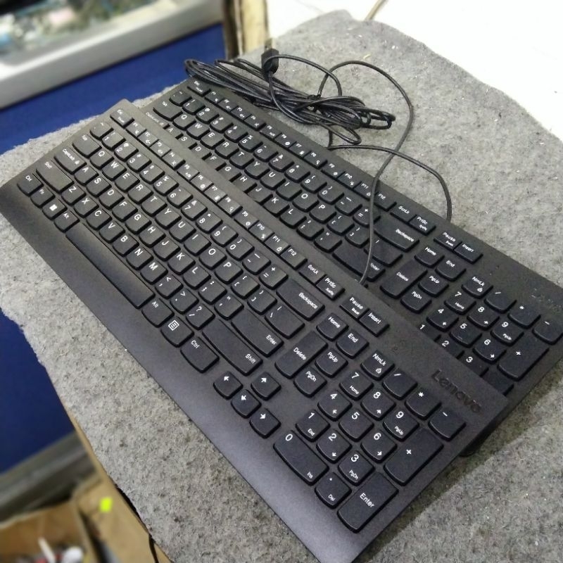 Lenovo USB KEYBOARD SLIM และรับประกัน TYPE KU-1601 | Shopee Thailand