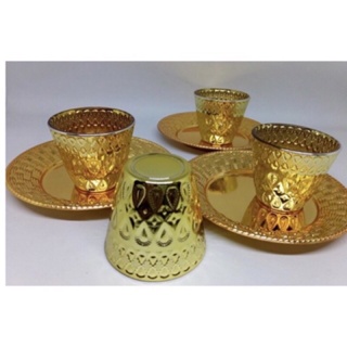 ใหม่ แก้ว cucing gold zam zam 1 ชุดเนื้อหา 12 ชิ้น/แก้ว cucing โดย Hajj ...