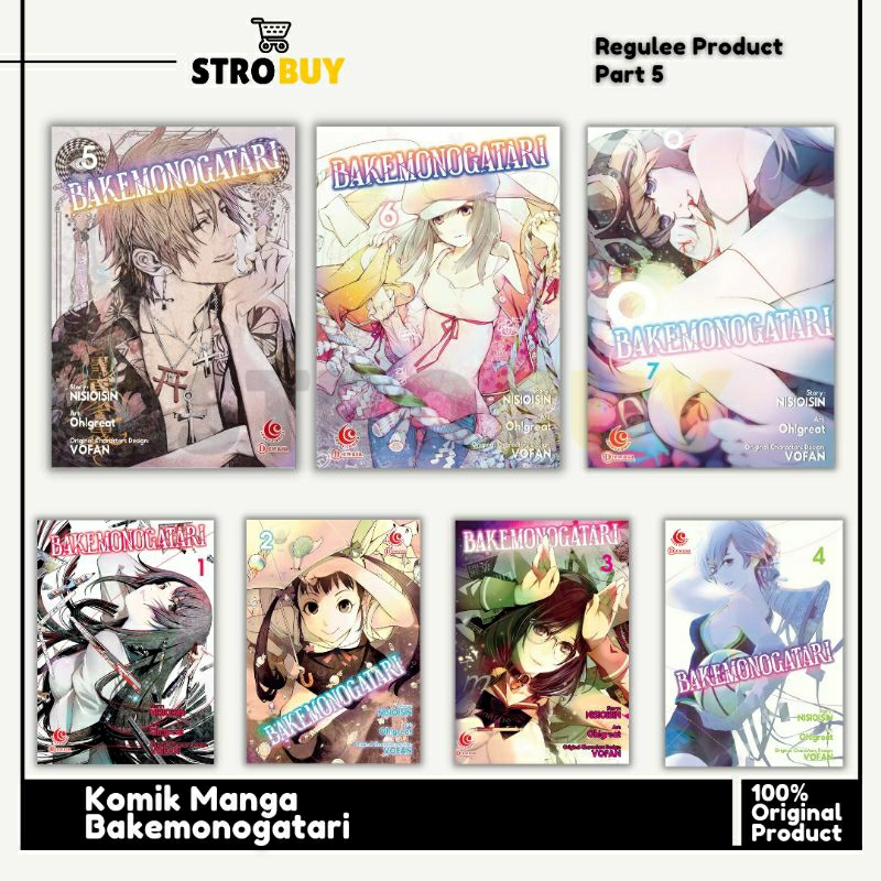 Bakemonogatari Comics 1-15 | Shopee Thailand