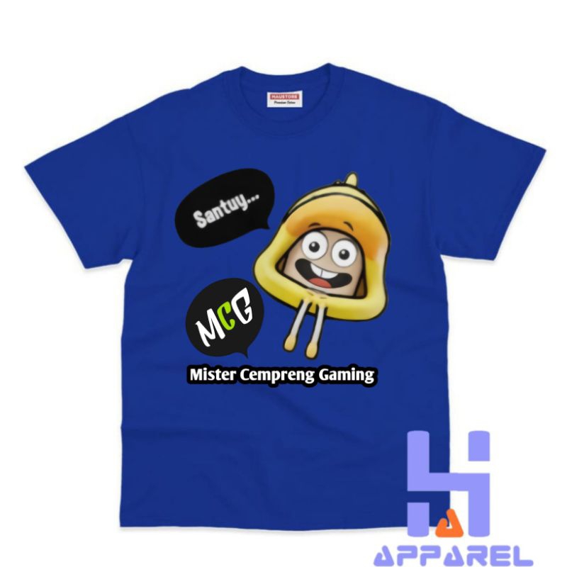 เสื ้ อยืดเด ็ ก MCG MISTER CEMPRENG GAMING GG GAMING YOUTUBE | Shopee ...