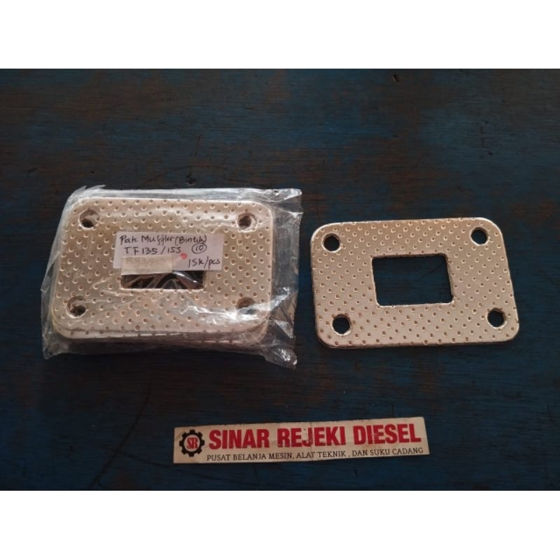 Mesin Yanmar TF135 TF155 ปะเก็นท่อไอเสียเครื่องยนต์ดีเซล | Shopee Thailand