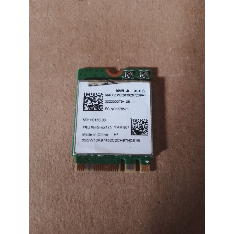 Realtek RTL8821CE FRU 01AX710 การ์ด Wifi แล็ปท็อป | Shopee Thailand