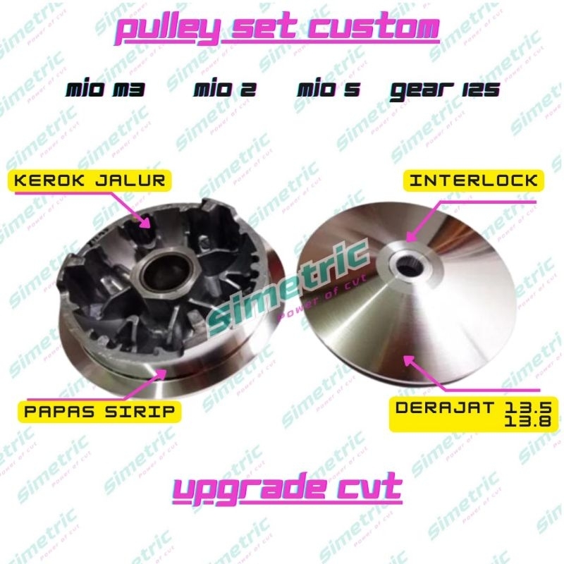 Pulley House Roller Custom Mio M3 Mio Z Mio S Gear 125 Original Yamaha ...