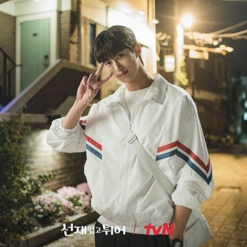 เสื้อแจ็คเก็ตนักวิ่งน่ารัก ฟรีโฟโต้การ์ด kdrama ryu sunjae byeon wooseok | Shopee Thailand