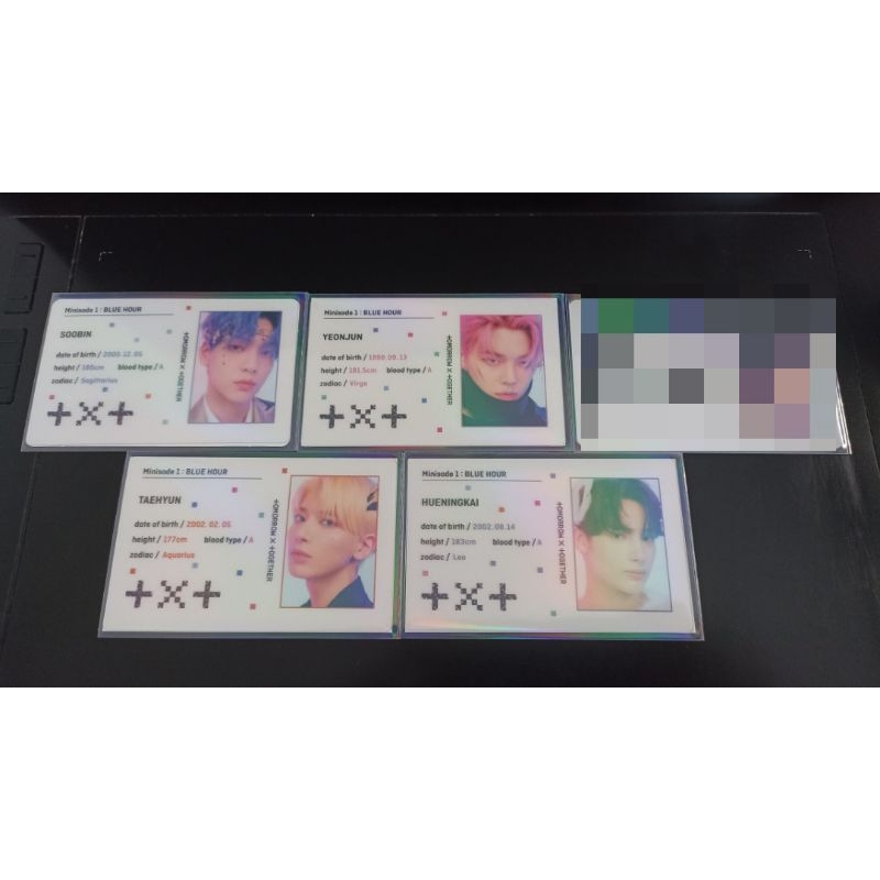 Txt MINISODE 1 BLUE HOUR VR VER ID CARD PC PHOTOCARD SOOBIN YEONJUN ...