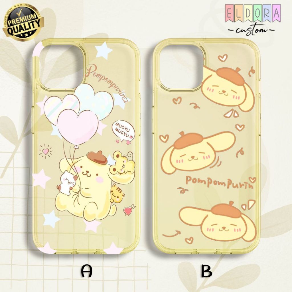 [SOFTCASE] SANRIO POMPOMPURIN TRANSPARENT CASE I-PHONE XR XS 11 11 pro ...