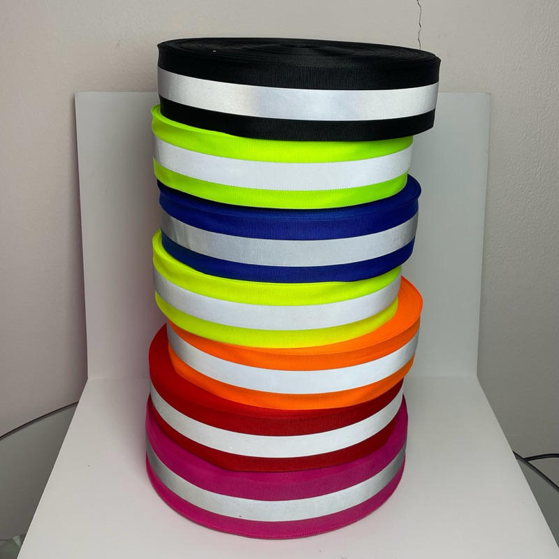 Hijau Scotlite Scotlight Ribbon Scotlite ผ้าสะท้อนแสง Stabilo Silver สี ...