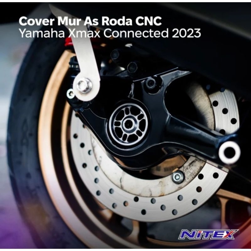 ฝาครอบน็อตเพลาหลัง Nitex อลูมิเนียม Cnc Xmax เชื่อมต่อ Nitex | Shopee ...