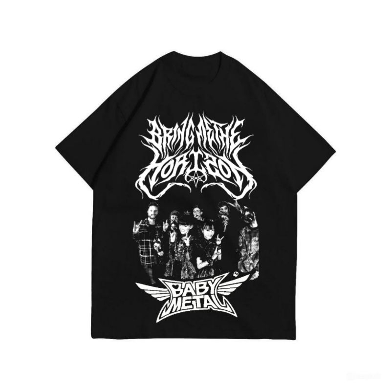 เสื้อยืด Bring Me The Horizon BMTH Babymetal | Shopee Thailand
