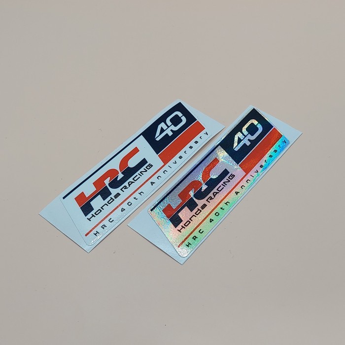สติ๊กเกอร์ HRC พิมพ์ครบรอบ 40 ปี 9 ซม | Shopee Thailand