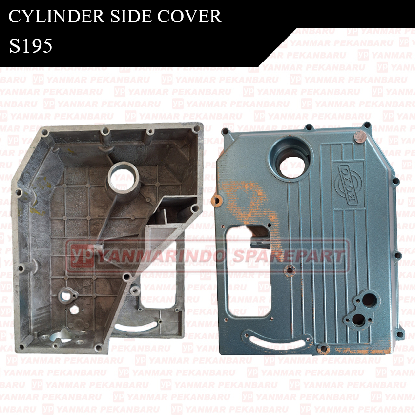 Mesin S195 S1100 กระบอกสูบด้านข้างเกียร์ dongfeng เครื่องยนต์กรณี 13PK ...