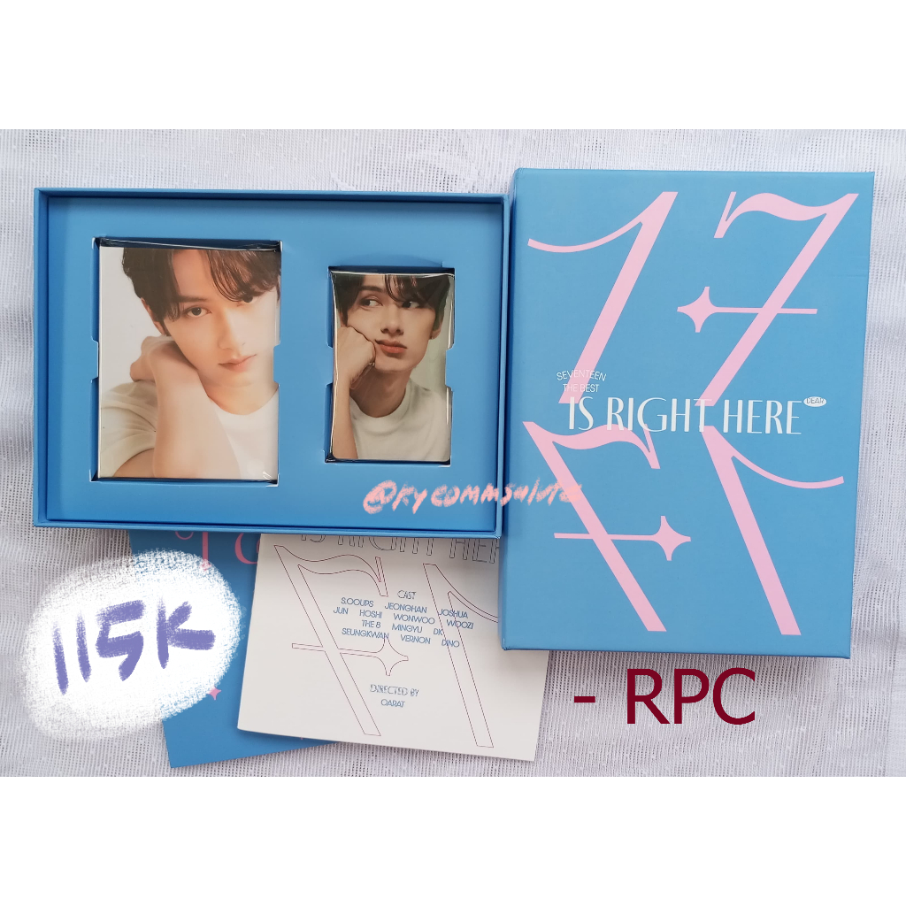 อัลบั้ม SEVENTEEN JUN 17 RIGHT HERE DEAR VER | Shopee Thailand