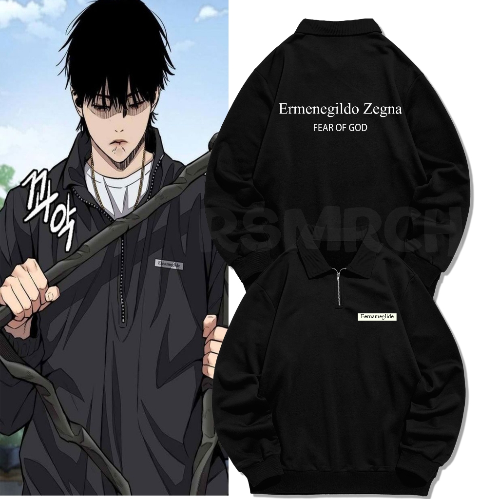 เสื้อแจ็คเก็ต Half Zipper/Halfzip Jayjoo Fear of god Wind Breaker ...