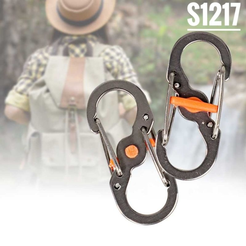 Gantungan Carabiner Mini Spring Hook Hook Hook Lure พวงกุญแจพวงกุญแจ ...