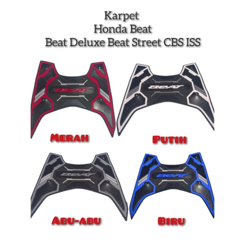 พรม Beat Deluxe 2020 V2 Honda Beat 2020-2024 | Shopee Thailand