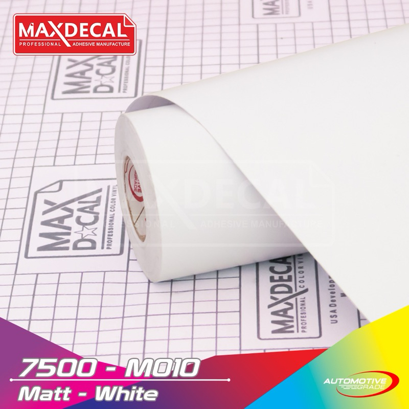Putih Maxdecal WHITE DOFF SCOTLET 45CM X 50CM | Shopee Thailand