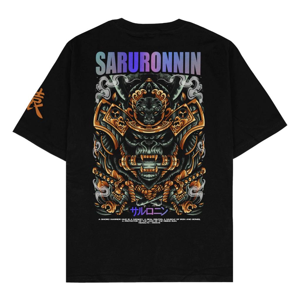Ngab เสื้อยืด Distro หน้าจอการพิมพ์สะท้อนแสง Rainbow Saruronin NB166 ...