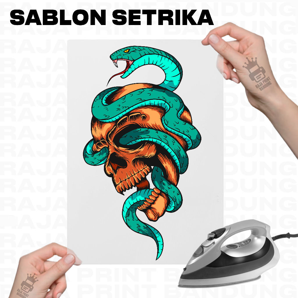 Sablon Iron Unit A3 DTF สติ๊กเกอร์ Kaos พร้อมกดพร้อมเหล็กงูมังกร ...