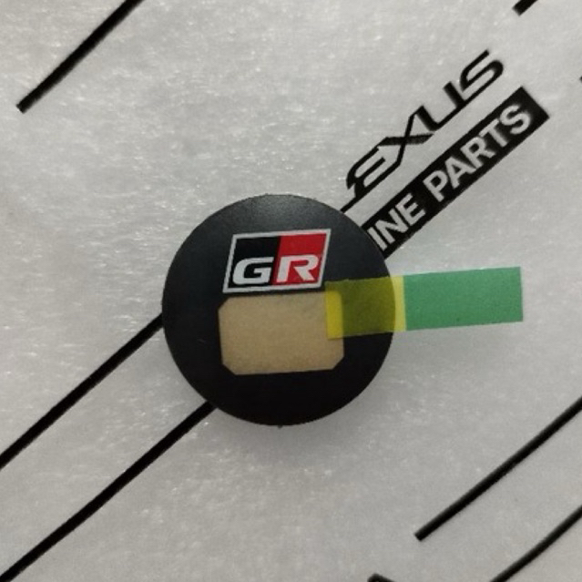 Original GR Emblem GR Start Stop ปุ่มเครื่องยนต์ Fortuner Yaris สติกเก ...