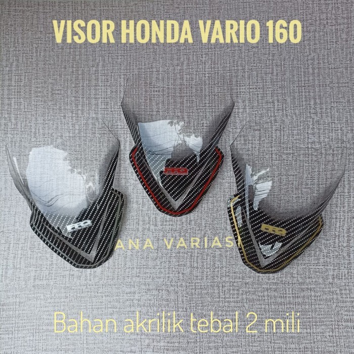Honda Vario 160 visor ใหม่ Vario 160 visor คาร์บอน Honda Vario 160 ...