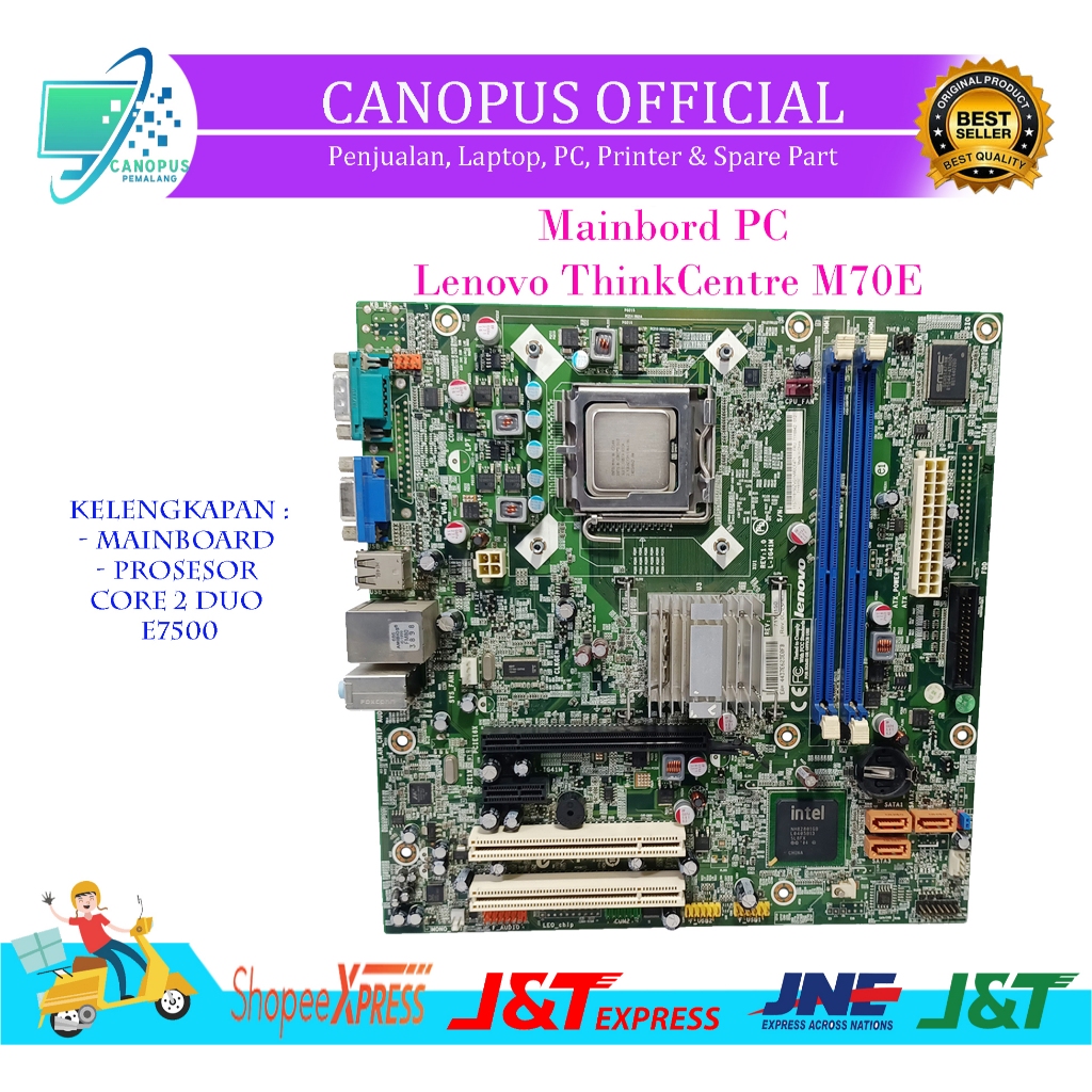 Lenovo M70e G41 DDR3 เมนบอร์ด - แกนโปรเซสเซอร์ 2 Duo Lenovo DDR3 - Mobo ...