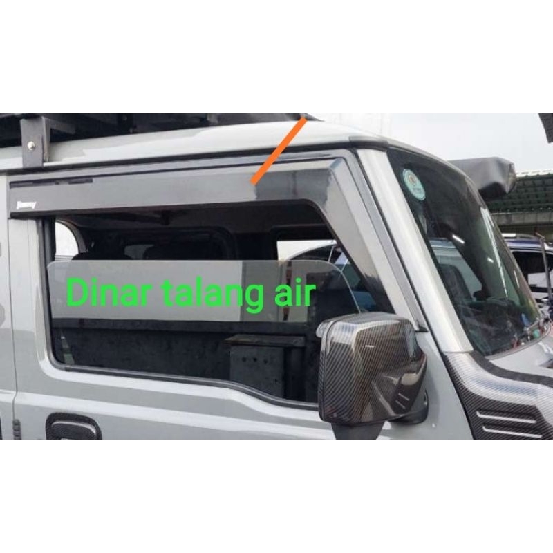 Suzuki JIMMY FLAT Car Gutter TYPE 3 ประตู 2018-2024 (JB64&JB74) คุณภาพ FLAT MODEL | Shopee Thailand