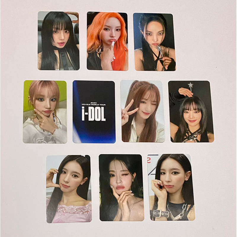(G) I-dle Official MD I-DOL Seoul Concert Trading Card Photocard Pc 2024 Gidle World Tour ...