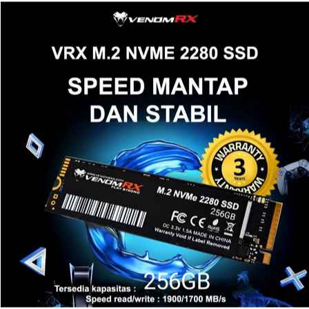 Itstore VenomRX M.2 NVME SSD 128GB/256GB/512GB/1TB Venom RX M2 NVME ...