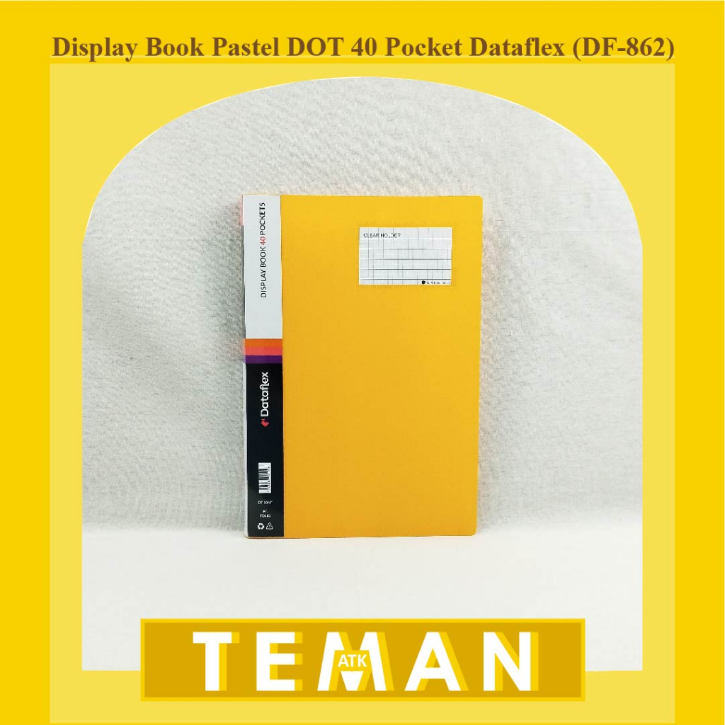 สมุดโชว์หนังสือ แบบใส 40 ช่อง PASTEL DOT+Folio Dataflex นามบัตร (DF-862) | Shopee Thailand