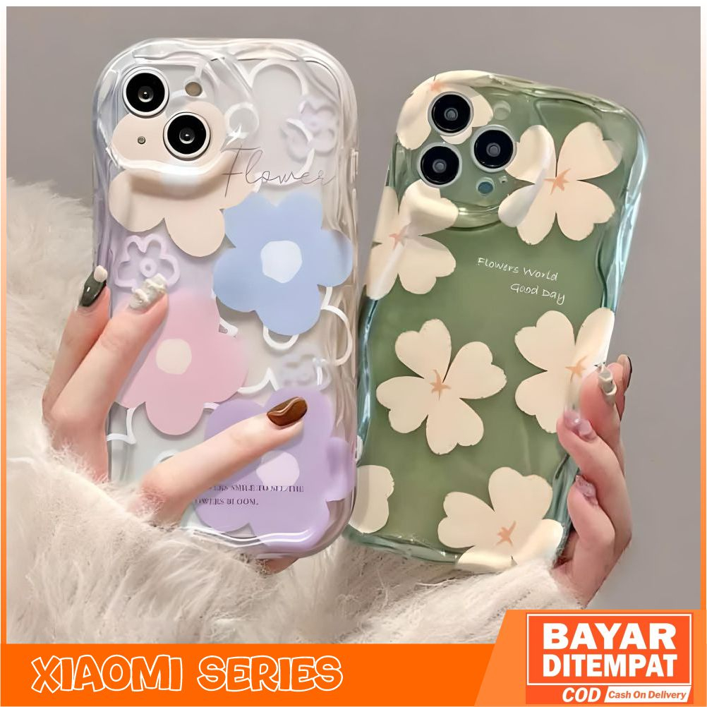 Poco M6 Pro Case Fresh Flower Tpu Soft Casing พร้อมการป้องกันกล้อง ...
