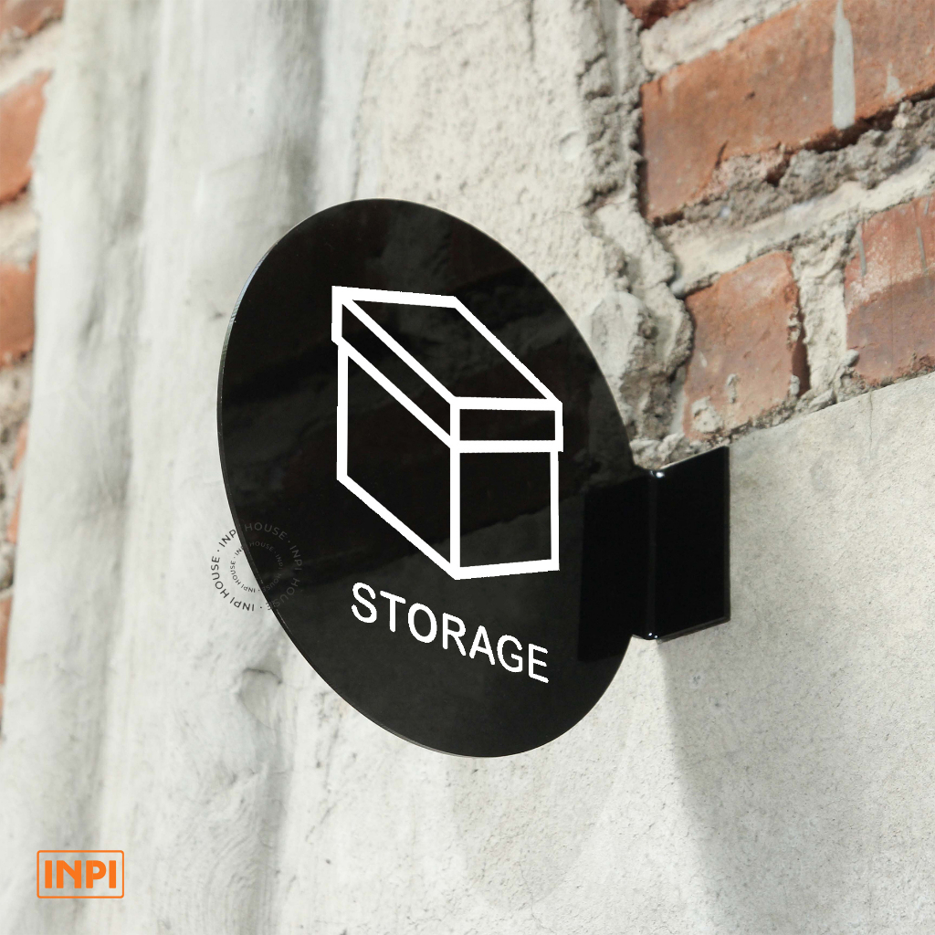 Signage Acrylic Pop Up Sign Circle 15cm - ที่เก็บของ | Shopee Thailand
