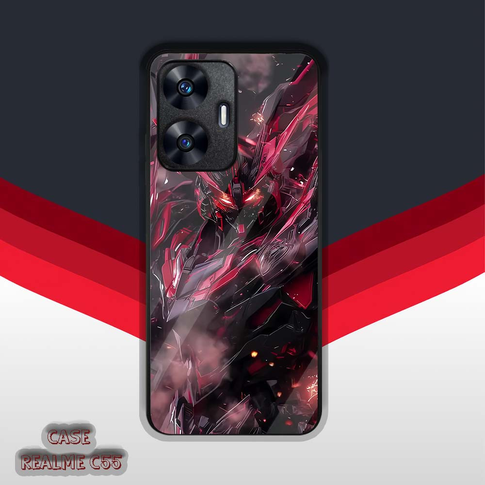 Realme C55 เคสเคลือบเงา [RK09] ปลอกยาง Realme C55 Tpu | เคส Cool Gundam ...