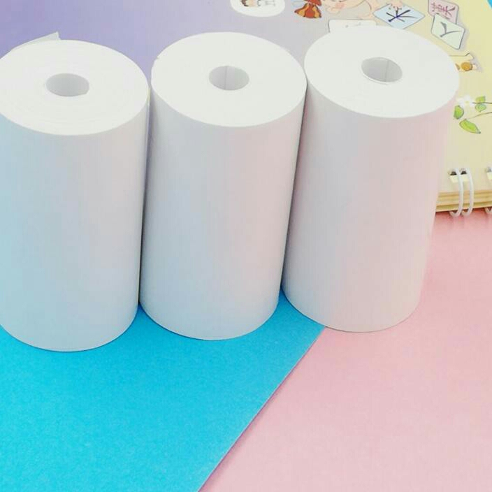 สติกเกอร์กระดาษความร้อน 57 มม. สีขาว Peripage Paperang Panda EDC ...