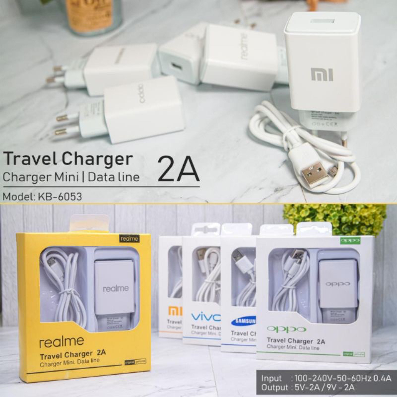 Travel Charger Cas Cas Cas Casan Handphone Charger HP TYPE C 2A 2AMPER ...