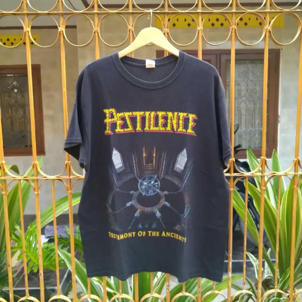 เสื้อยืด / kaos BAND / PESTILENCE / DEATH METAL / ORIGINAL MERCH ...