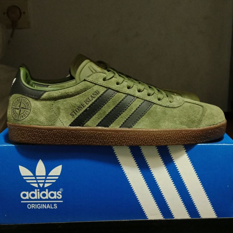 Adidas STONE ISLAND ARMY รองเท้ารองเท้าผ้าใบผู้ชาย | Shopee Thailand