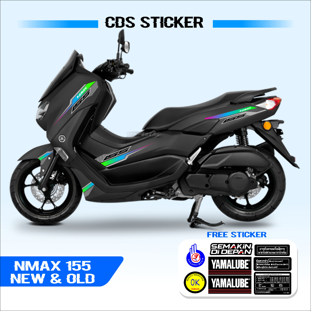 Striping Sticker Nmax 155 New Cutting Sticker Nmax 155 New - สติ๊กเกอร์ ...